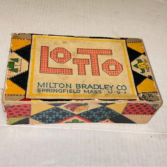 Milton Bradley | Games | Rare Vintage Lotto Game 435 By Milton Bradley ...